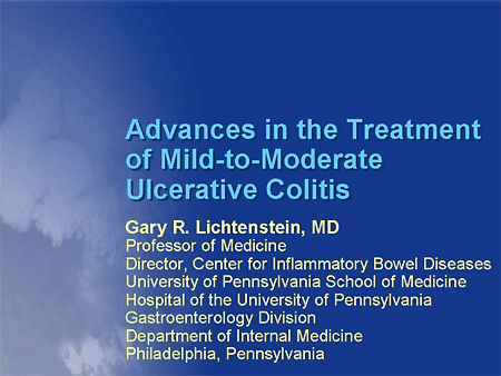 Contemporary Management of Ulcerative Colitis: The Patient's Perspective