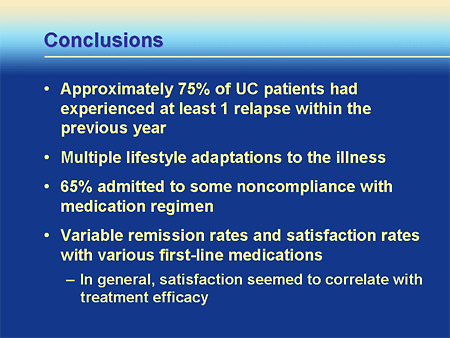Contemporary Management of Ulcerative Colitis: The Patient's Perspective