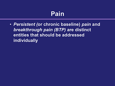 The Scope of Breakthrough Pain in Clinical Practice