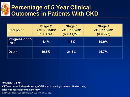 Patients With Moderate Chronic Kidney Disease (CKD): The Emerging Mandate