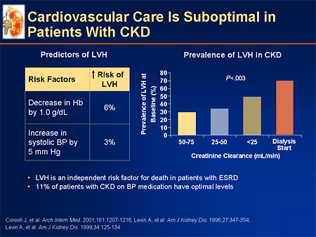 Patients With Moderate Chronic Kidney Disease (CKD): The Emerging Mandate