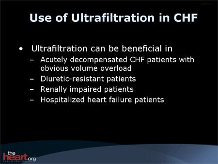 Diminished renal function and congestive heart failure: The clinical importance of early ...