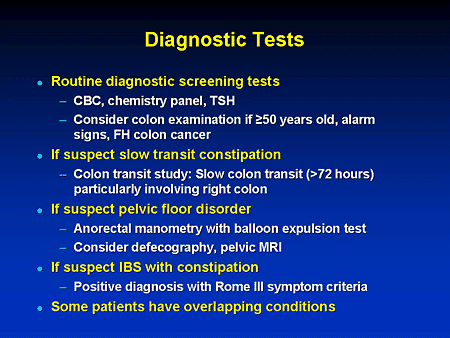 Raising the Bar in the Management of Chronic Idiopathic Constipation