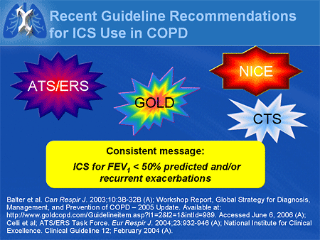 Guidelines, Pharmacotherapy, Options for Treatment of Patients With COPD
