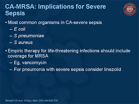 Community-Acquired and Healthcare-Associated MRS