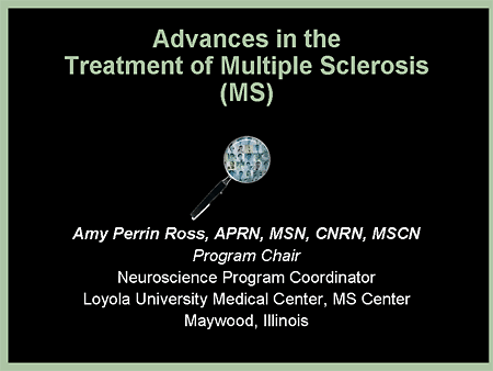 Multiple Sclerosis Treatment: Diagnosis and Disease Management