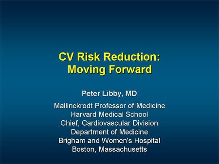 New Approaches to CV Risk Reduction: Beyond the Numbers