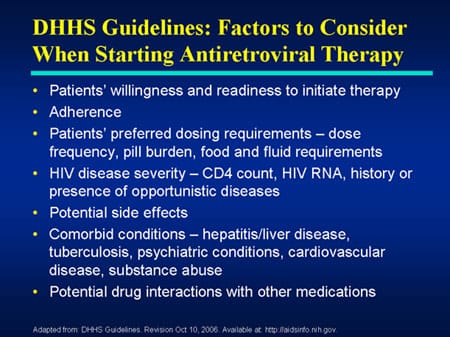Advanced Topics in the Management of HIV
