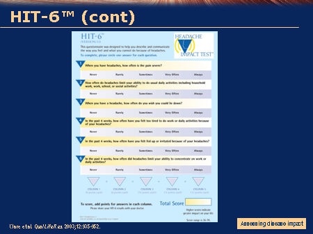 Assessing the Assessment: Clinical Utility of Currently Available ...