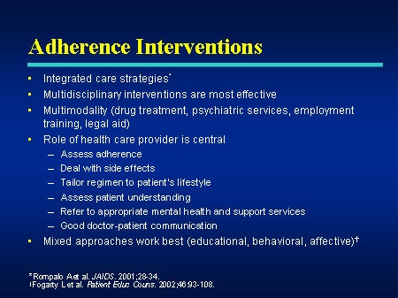Adherence, Psychiatric Disorders, and HIV