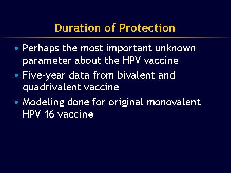 HPV Vaccine Update: Efficacy and Potential Population Impact (Slides ...