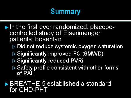 Eisenmenger's Syndrome: Pathophysiologic Insights and Pharmacologic ...