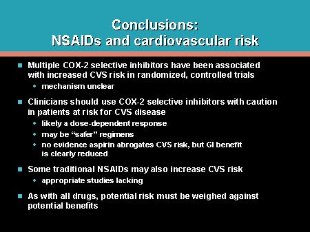 Improving NSAID Outcomes: Stratifying Risks and Tailoring Treatment ...