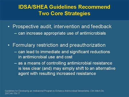 Tools for Change: Stewardship and Newer Antimicrobial Agents to Manage ...