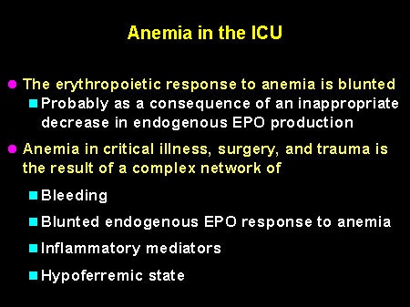 Anemia and Transfusion: The Impact on Surgical Outcomes (Slides with ...