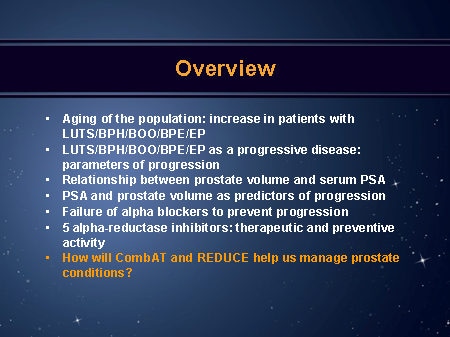 Male LUTS, BPH, BOO, BPE/EP Update 2007 (Slides with Transcript)