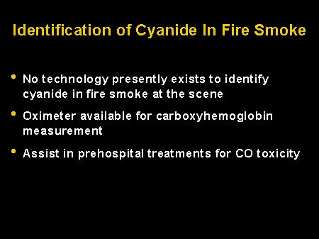 The Role of Cyanide in Smoke Inhalation: New Treatment for a Silent ...
