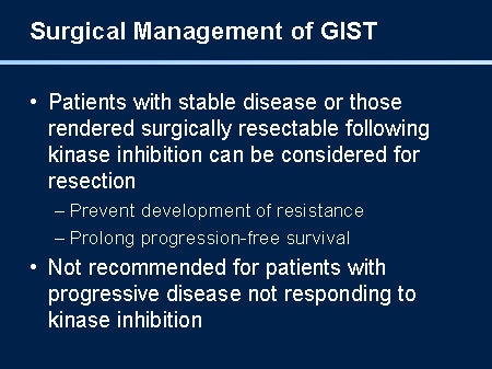 NCCN Task Force Report: Gastrointestinal Stromal Tumors (GISTs) (Slides ...