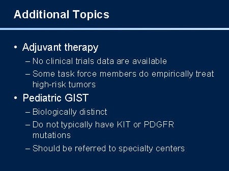 NCCN Task Force Report: Gastrointestinal Stromal Tumors (GISTs) (Slides ...