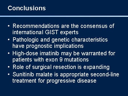 NCCN Task Force Report: Gastrointestinal Stromal Tumors (GISTs) (Slides ...