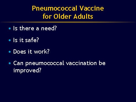 Use of Tdap and Pneumococcal Vaccines in Older Adults (Slides with ...