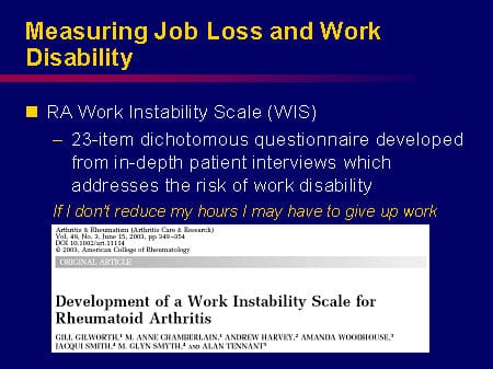 Are We Measuring The Real Value of Biologics? Patient Productivity: A ...