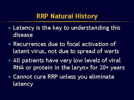 Recurrent Respiratory Papillomatosis: High-Risk Consequences of Low ...