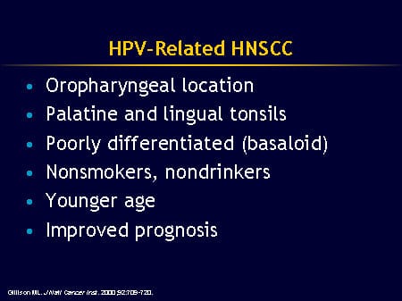 HPV-Related Head and Neck Cancers (Slides With Transcript)