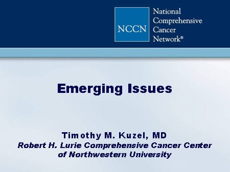 Emerging Issues (Slides With Transcript)