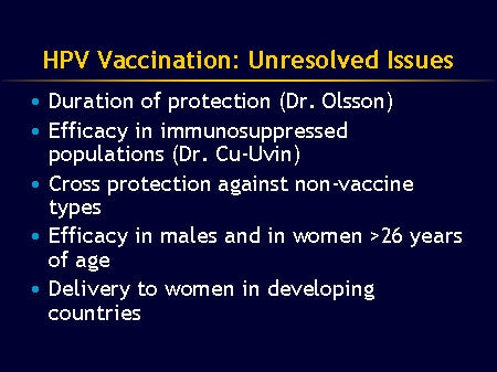 Update on Efficacy and Safety of HPV Vaccines (Slides With Transcript)