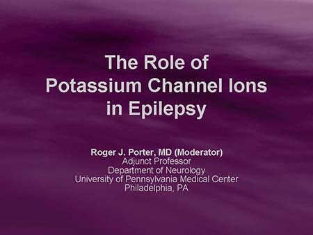The Role of Potassium Channel Ions in Epilepsy (Slides With Transcript)