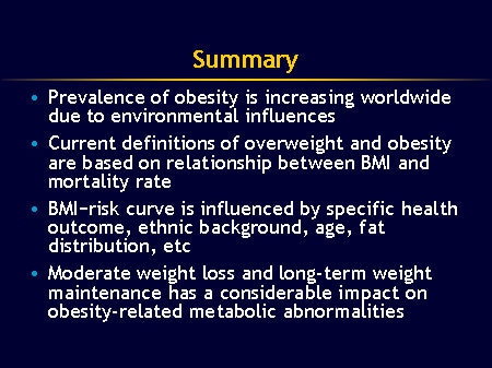 Obesity as a Chronic Disease: Epidemiology, Morbidity, and Mortality ...