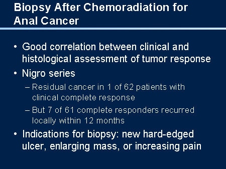 Management of Anal Cancer (Slides With Transcript)
