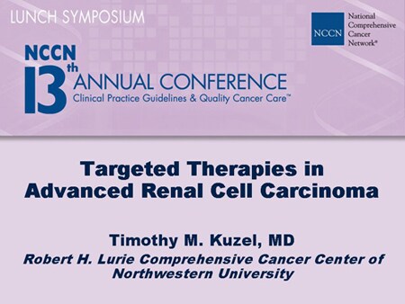 Targeted Therapies in Advanced Renal Cell Carcinoma (Slides With ...