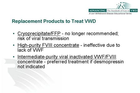Preoperative and Postoperative Management of Patients with VWD (Slides ...