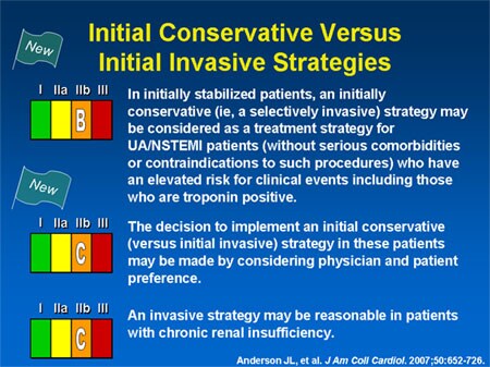 2007 ACC/AHA UA/NSTEMI Revised Guidelines (Slides With Transcript)