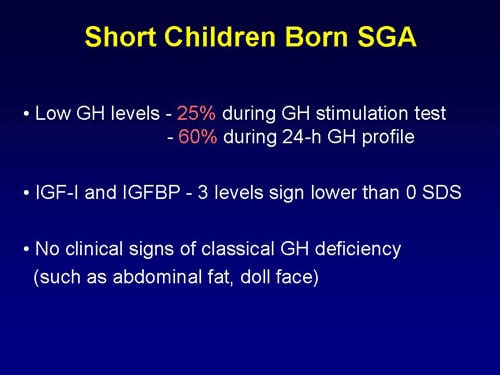 The Treatment of Growth Failure in SGA Children (Slides With Transcript)