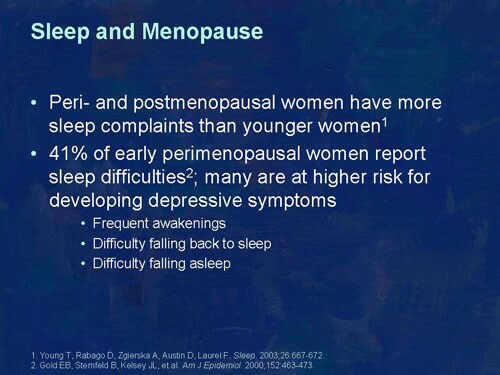 Insomnia and Menopause (Slides With Transcript)