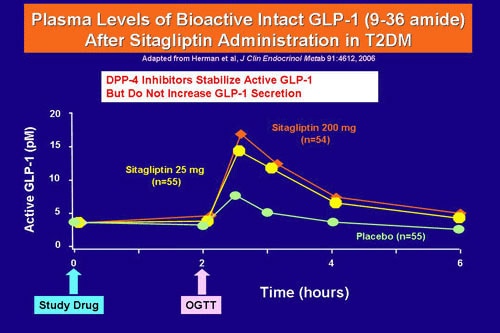 Type 2 Diabetes Tx: GLP-1 Analogues and DPP-4 Inhibitors (Slide/Transcript)
