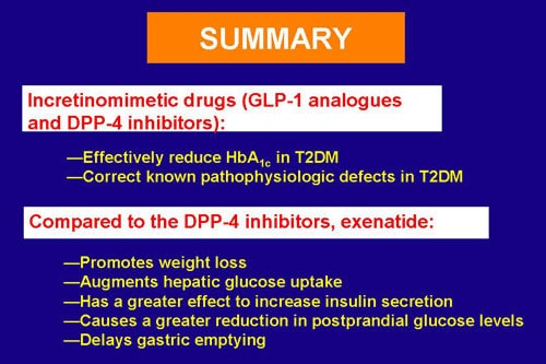 Type 2 Diabetes Tx: GLP-1 Analogues and DPP-4 Inhibitors (Slide/Transcript)