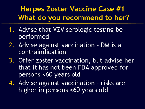 Understanding Herpes Zoster and the Herpes Zoster Vaccine (Slides With ...