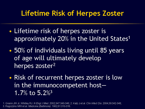 Understanding Herpes Zoster and the Herpes Zoster Vaccine (Slides With ...