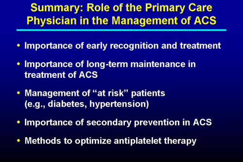 Shifting the Paradigm for ACS Management-Improving Outcome-Slide/Transcript