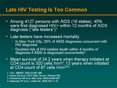 Routine Opt-Out Testing for HIV: Rationale and Obstacles (Slide/Transcript)