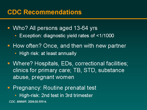 Routine Opt-Out Testing for HIV: Rationale and Obstacles (Slide/Transcript)
