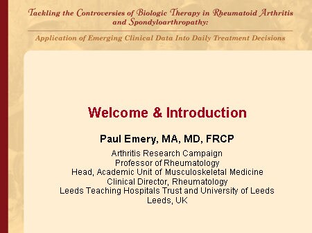 Welcome & Introduction (Slides With Transcript)