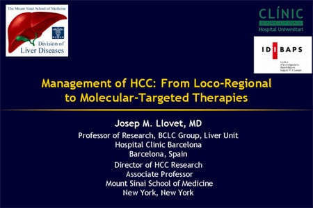Management of HCC: From Loco-Regional to Molecular-Targeted Therapies ...