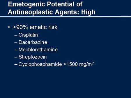 Managing Effects of Cancer Therapy: Nausea and Vomiting (Slides With ...