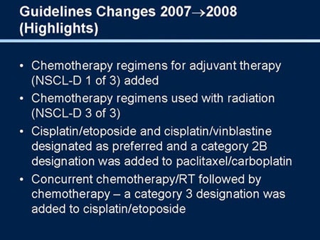 NCCN Non-Small Cell Lung Cancer Guidelines Update (Slides With Transcript)