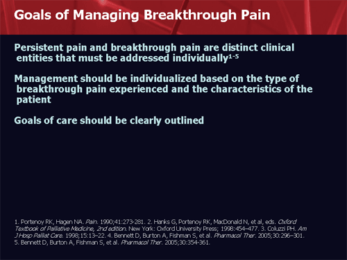 Treatment Landscape for Breakthrough Pain, Cancer (Slides With Transcript)
